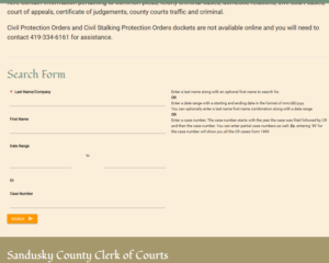 Sandusky County Clerk of Court - Sandusky County Court